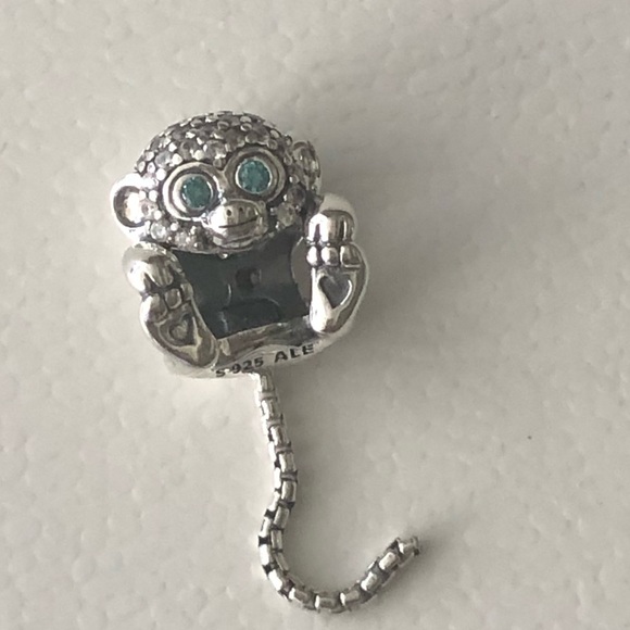 Pandora | Jewelry | Pandora Sparkling Monkey Charm | Poshmark